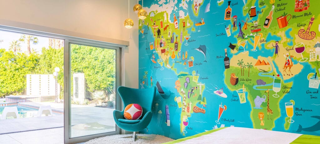 DreamScape at The Shag House – DreamScape Digital Wallcoverings